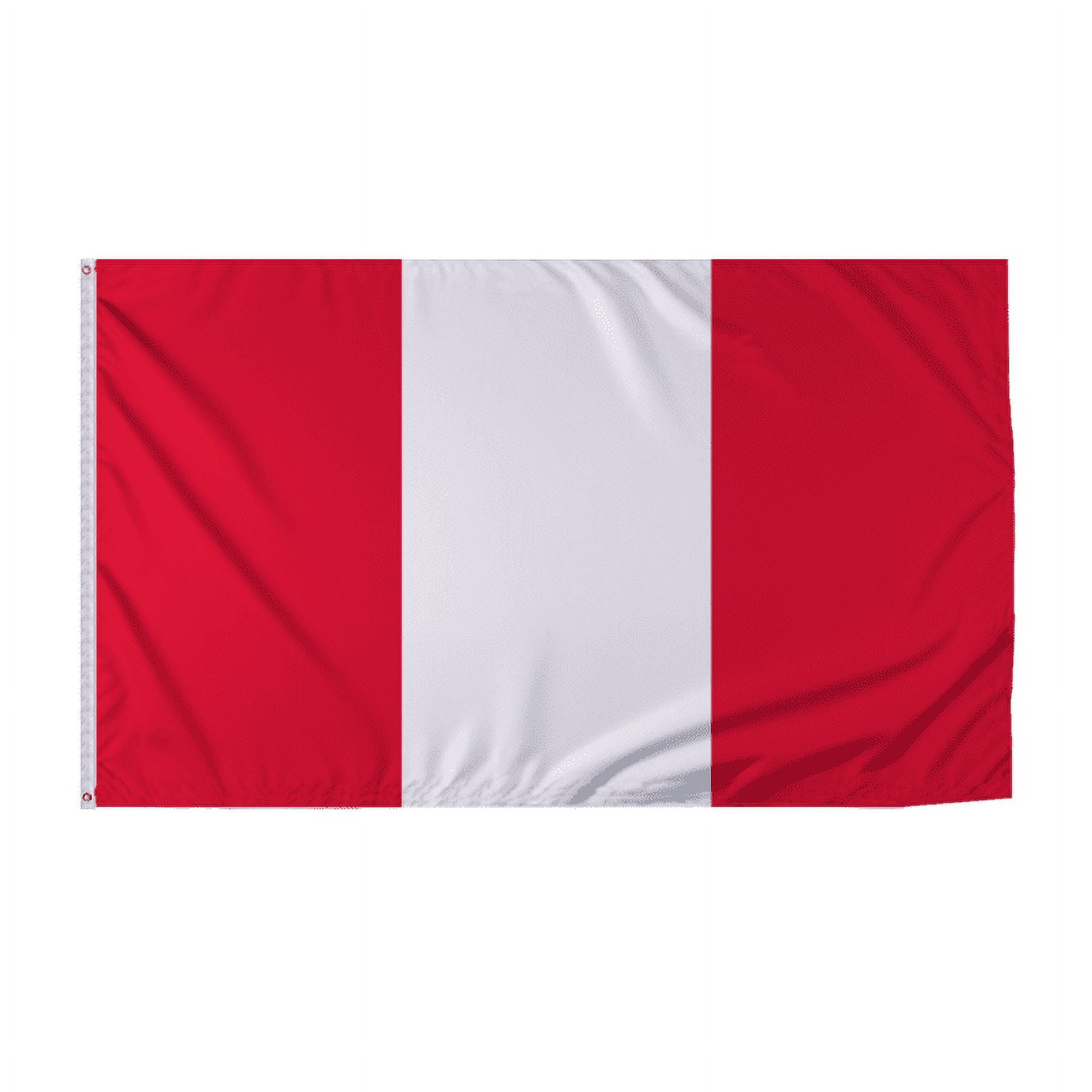 Promopatriot Peru Country Flag 8x12 ft - 200D Nylon - Rope Thimble & 1 ...