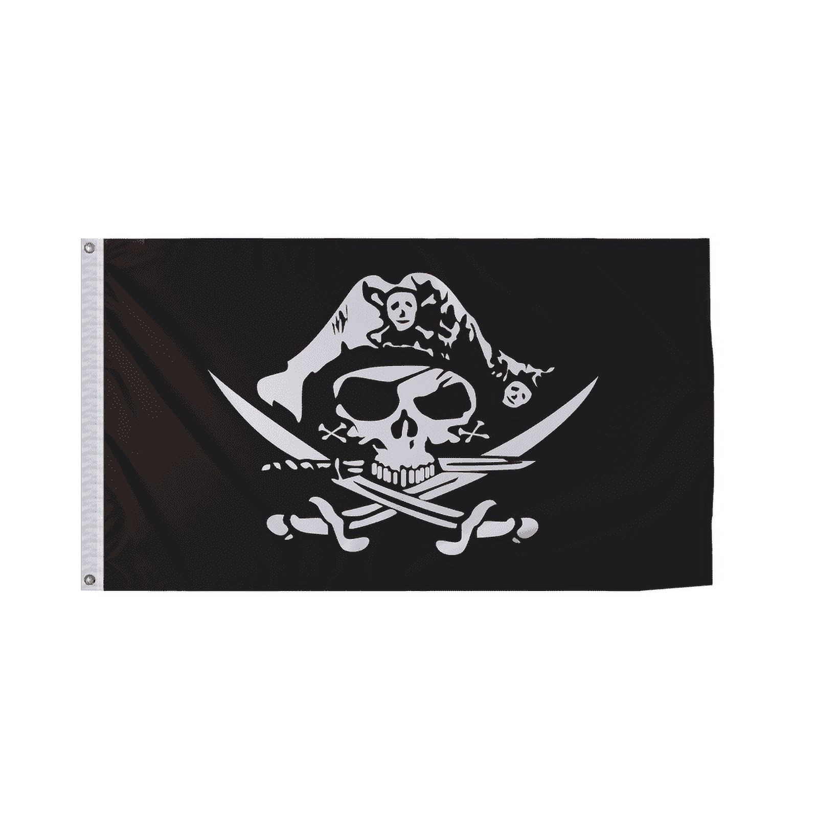 Promopatriot Pirate Flags Dead Man's Chest Cross Knife Flag 2x3 Ft ...