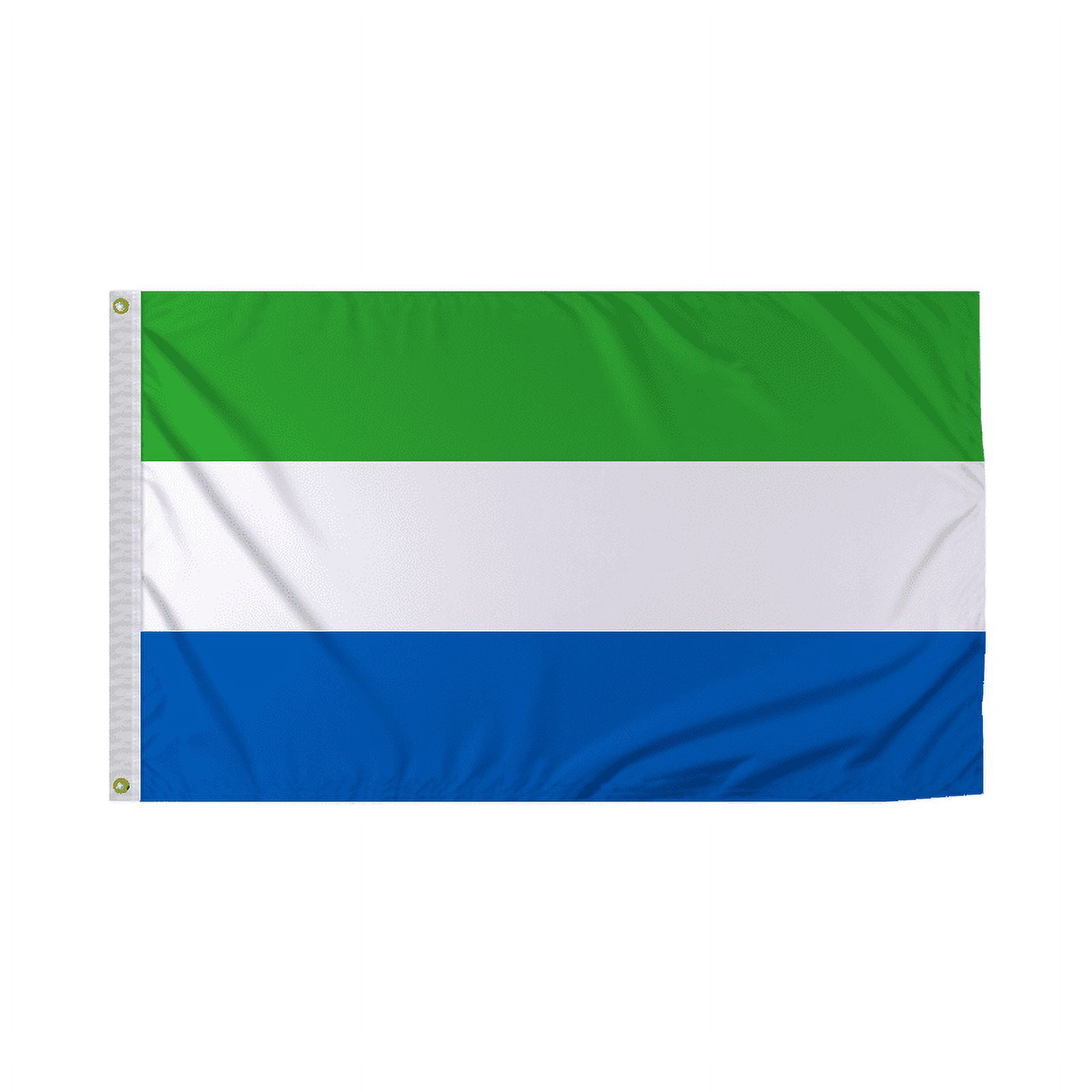 Promopatriot Sierra Leone National Flag 3x5 ft Polyester Double ...