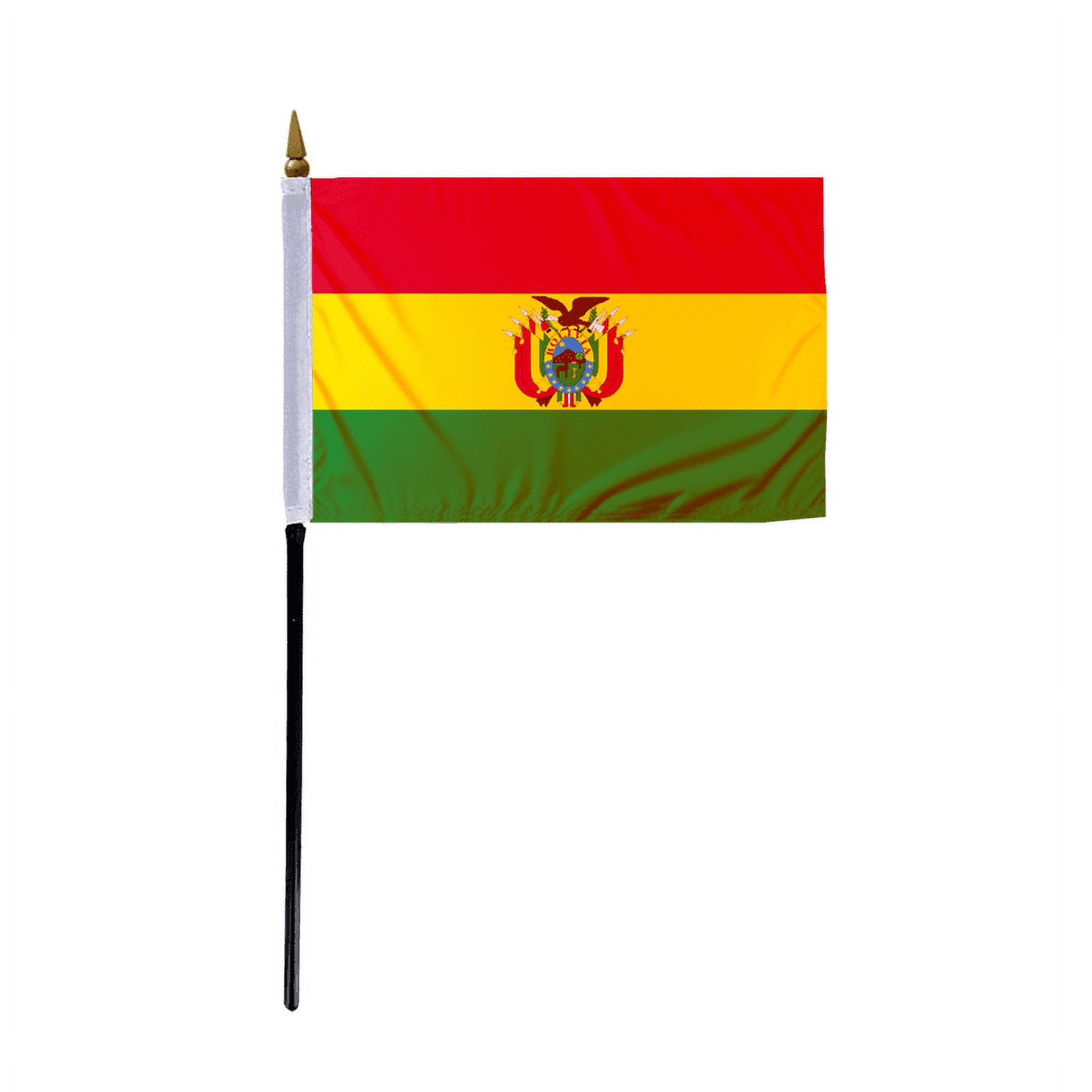 Promopatriot Small Bolivia with Seal Country Stick Flag 4x6 inch 11 ...