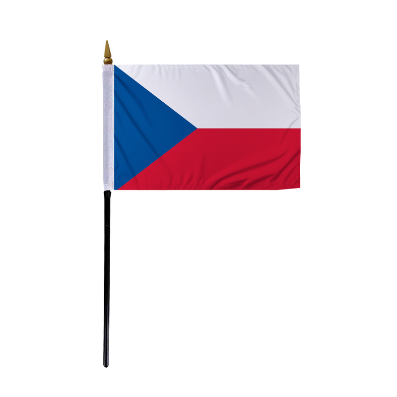 Promopatriot Small Czech Republic Country Stick Flag 4x6 inch 11 ...