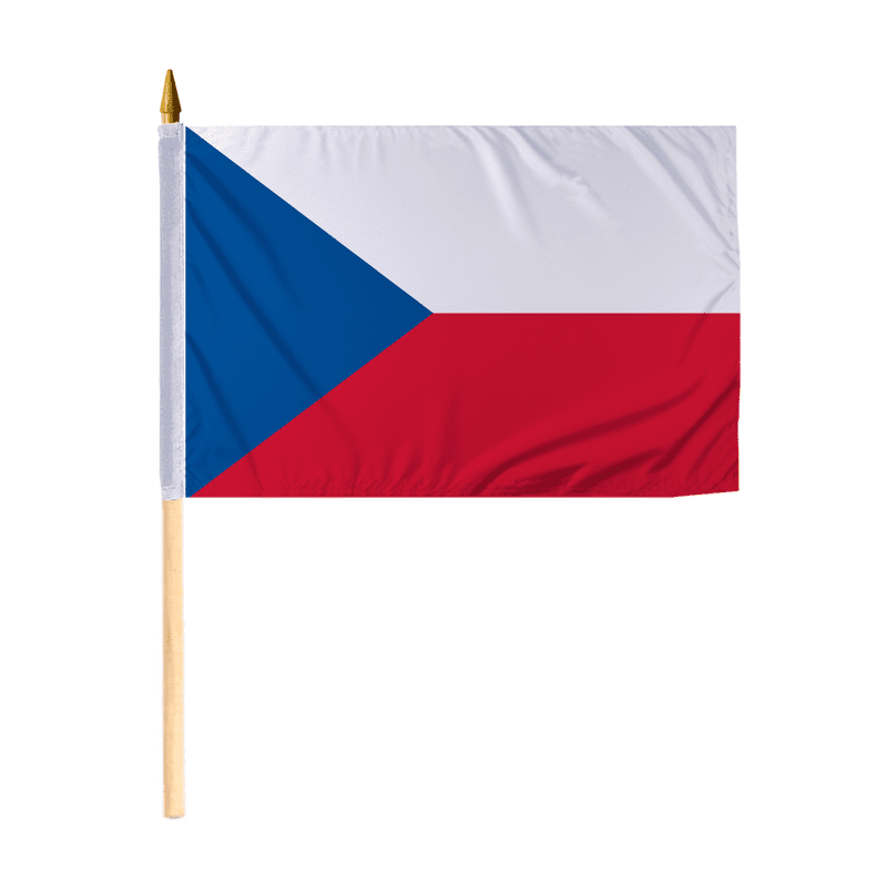 Promopatriot Small Czech Republic National Desk Flag 12x18 inch 24 ...