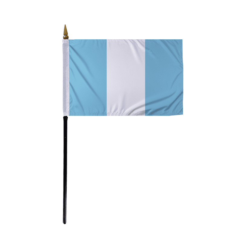 Promopatriot Small Guatemala Country Stick Flag 4x6 inch 11" Plastic ...