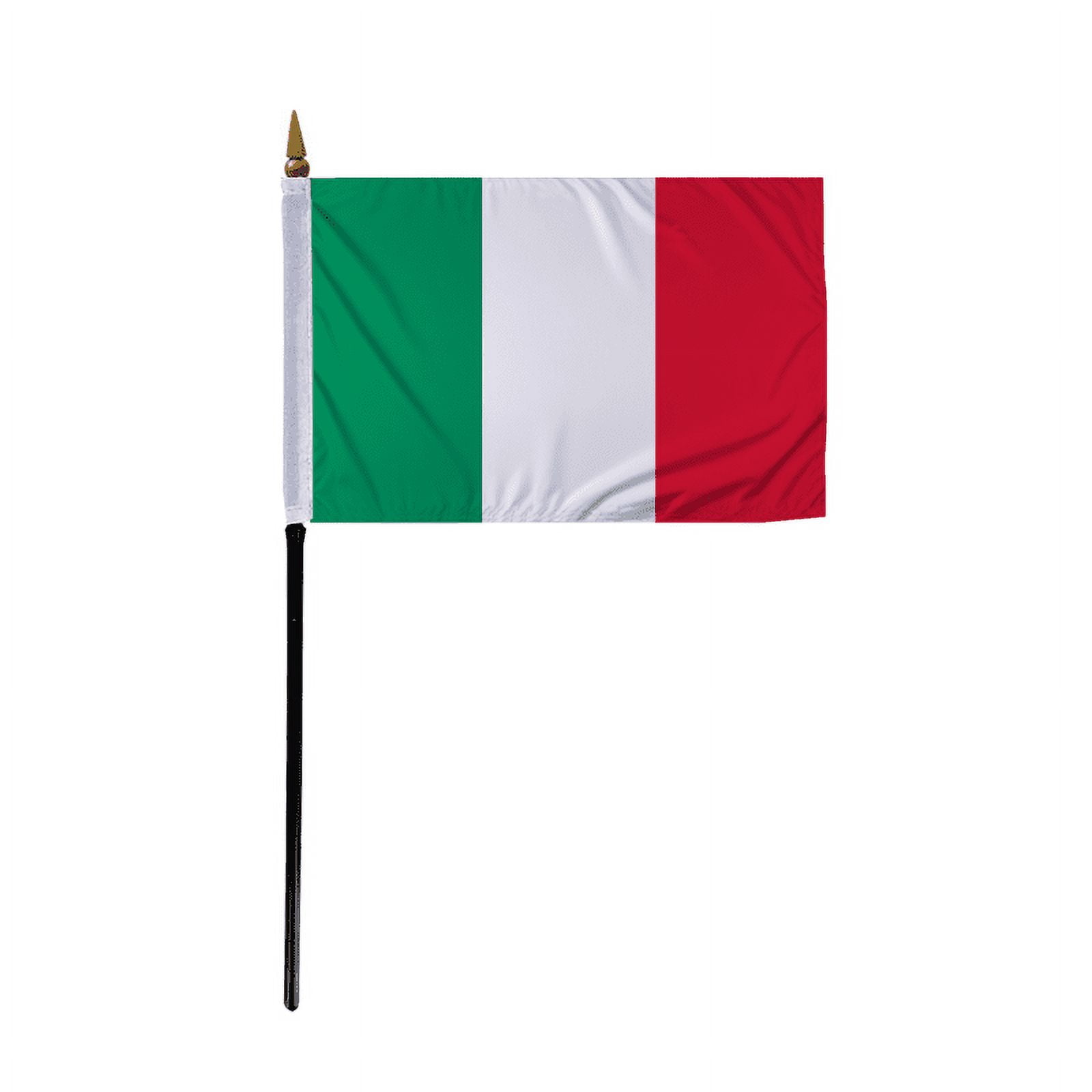 Promopatriot Small Italy Country Stick Flag 4x6 inch 11" Plastic Stick ...