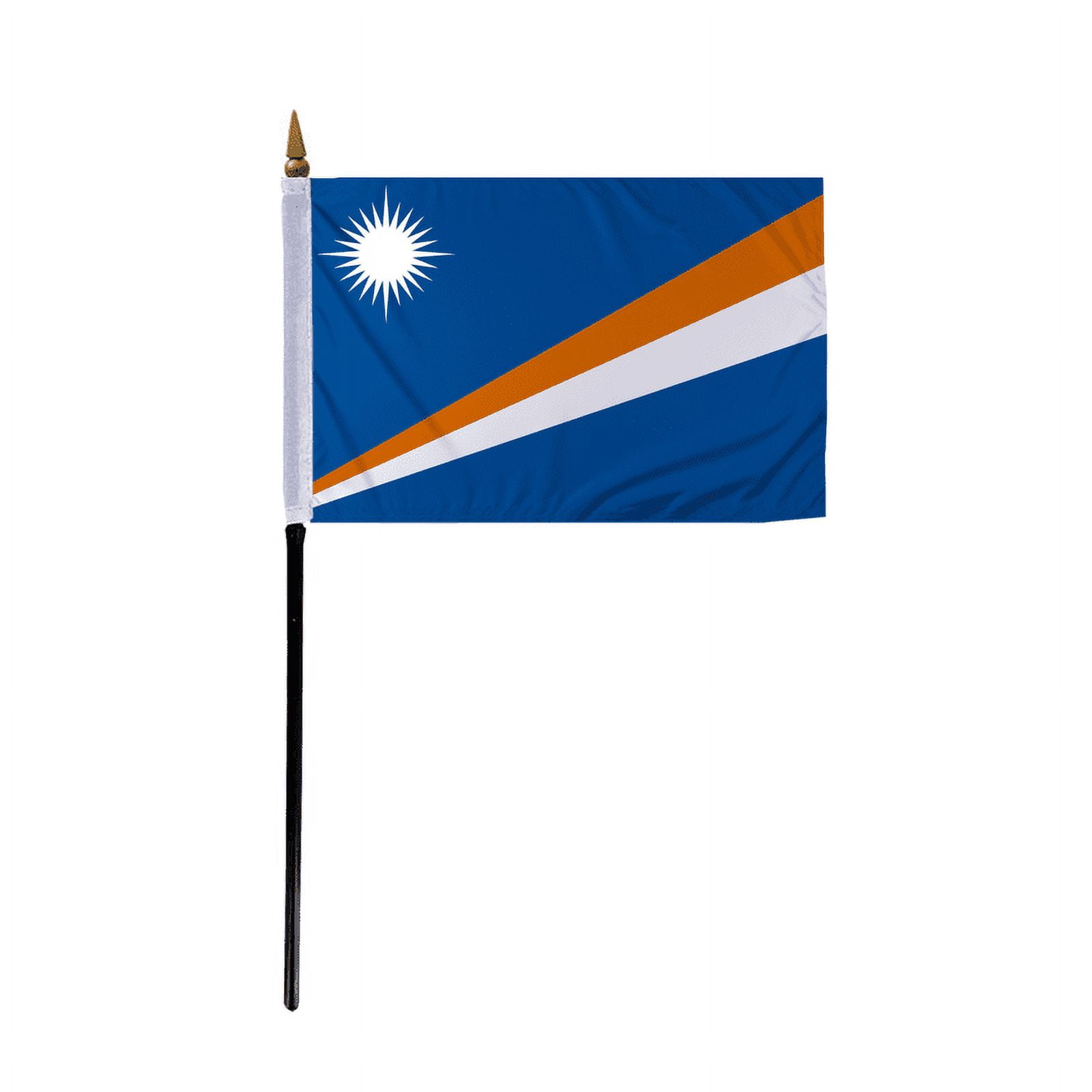 Promopatriot Small Marshall Islands Country Stick Flag 4x6 inch 11 ...