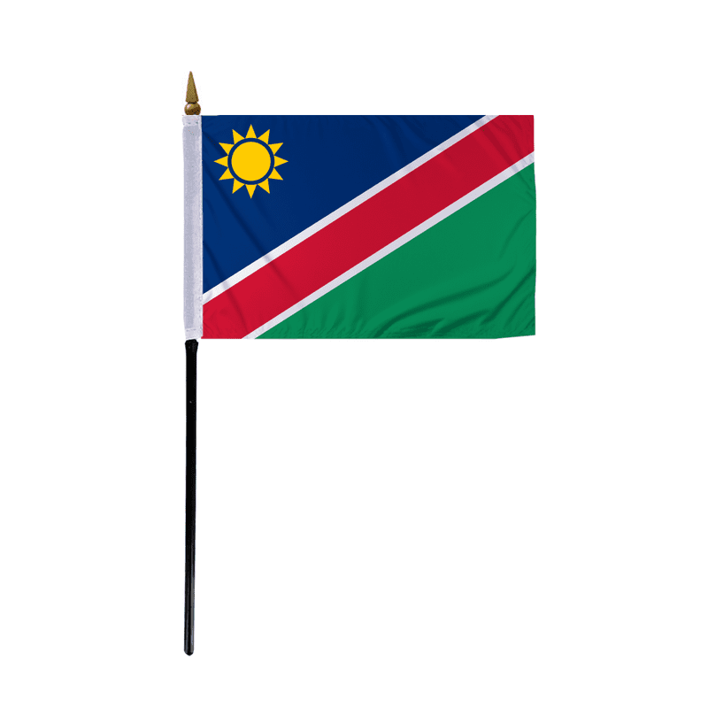 Promopatriot Small Namibia Country Stick Flag 4x6 inch 11" Plastic ...