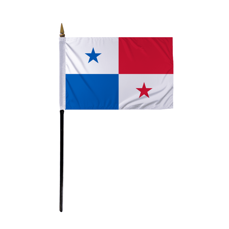 Promopatriot Small Panama Country Stick Flag 4x6 inch 11" Plastic Stick ...