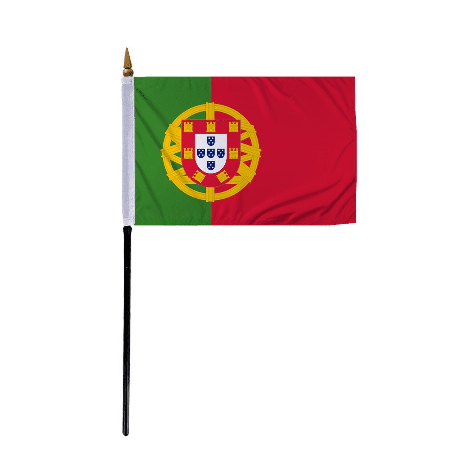 Promopatriot Small Portugal Country Stick Flag 4x6 inch 11" Plastic ...