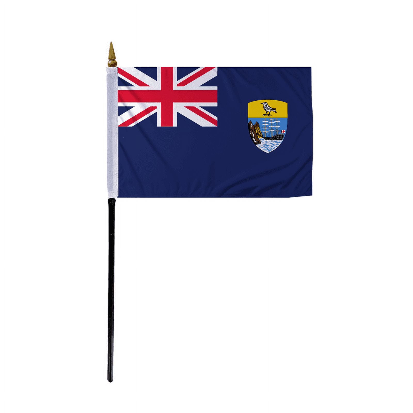 Promopatriot Small St. Helena Country Stick Flag 4x6 inch 11" Plastic ...