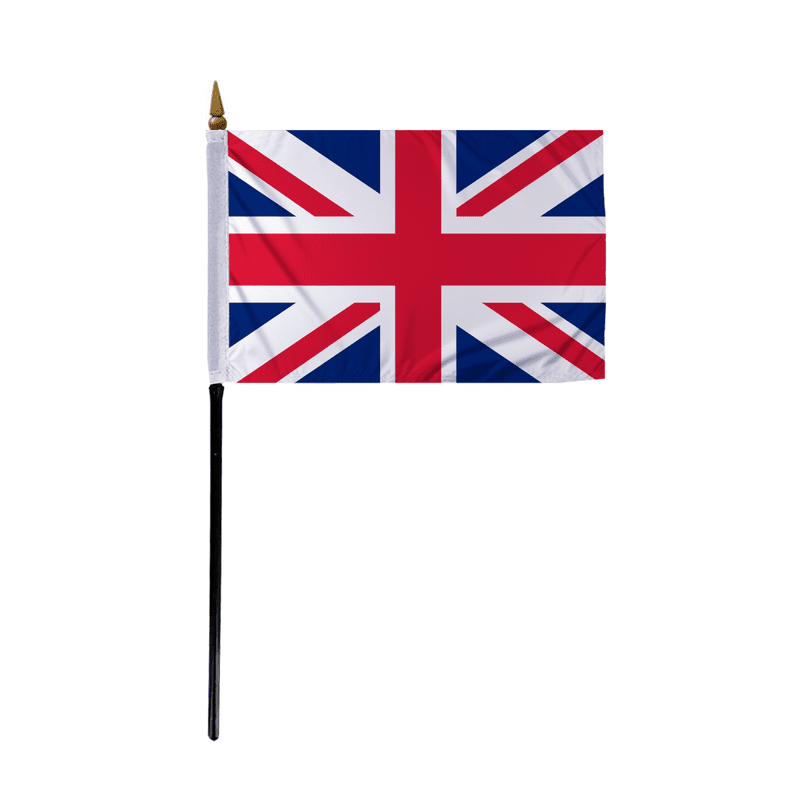 Promopatriot Small United Kingdom/Union Jack Country Stick Flag 4x6 ...