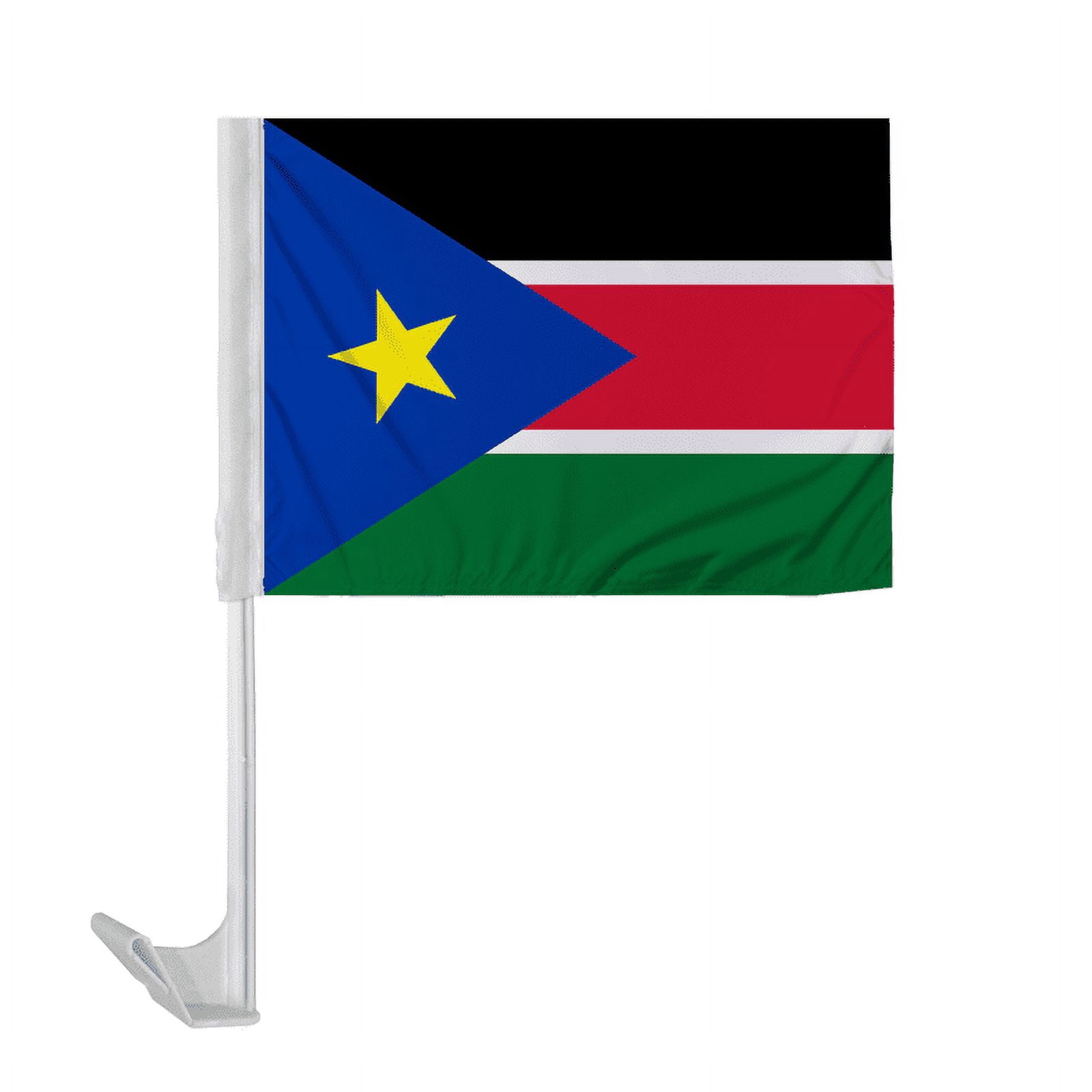 Promopatriot South Sudan Car National Flag 12x16 inch Economy Polyester ...