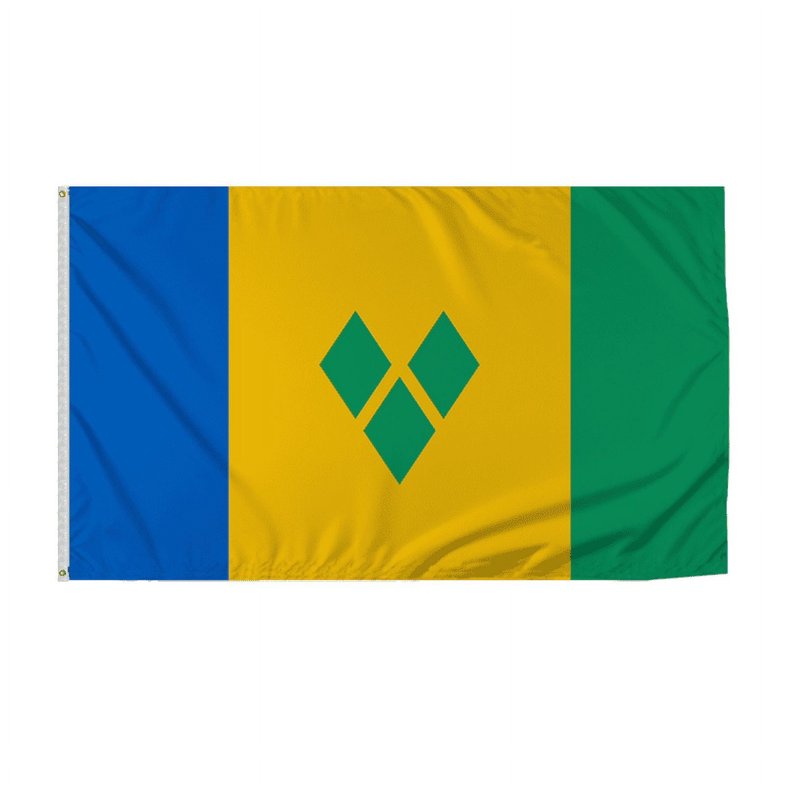 Promopatriot St.Vincent Country Flag 8x12 ft - 200D Nylon - Rope ...