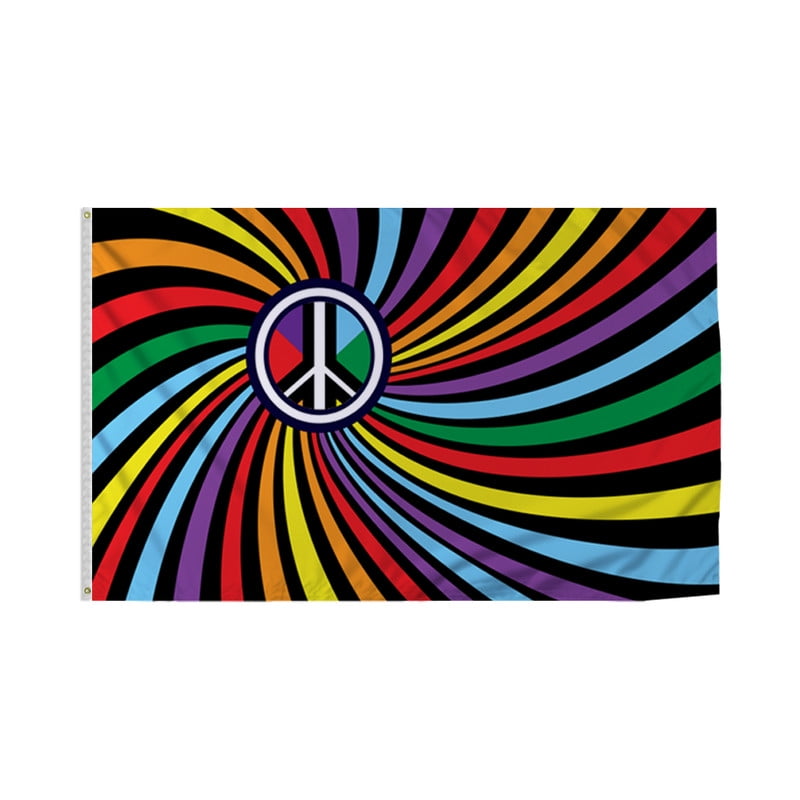 Promopatriot Swirl Pride Flag 3x5 Ft Printed 200D Nylon Brass Grommets ...