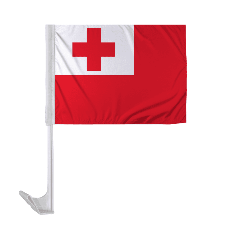 Promopatriot Tonga Car National Flag 12x16 inch Economy Polyester ...