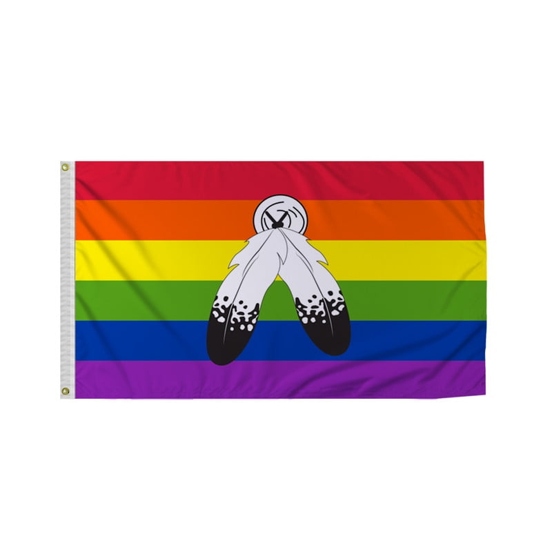Promopatriot Two-Spirit Pride Flag 2x3 Ft Printed 200D Nylon Brass ...