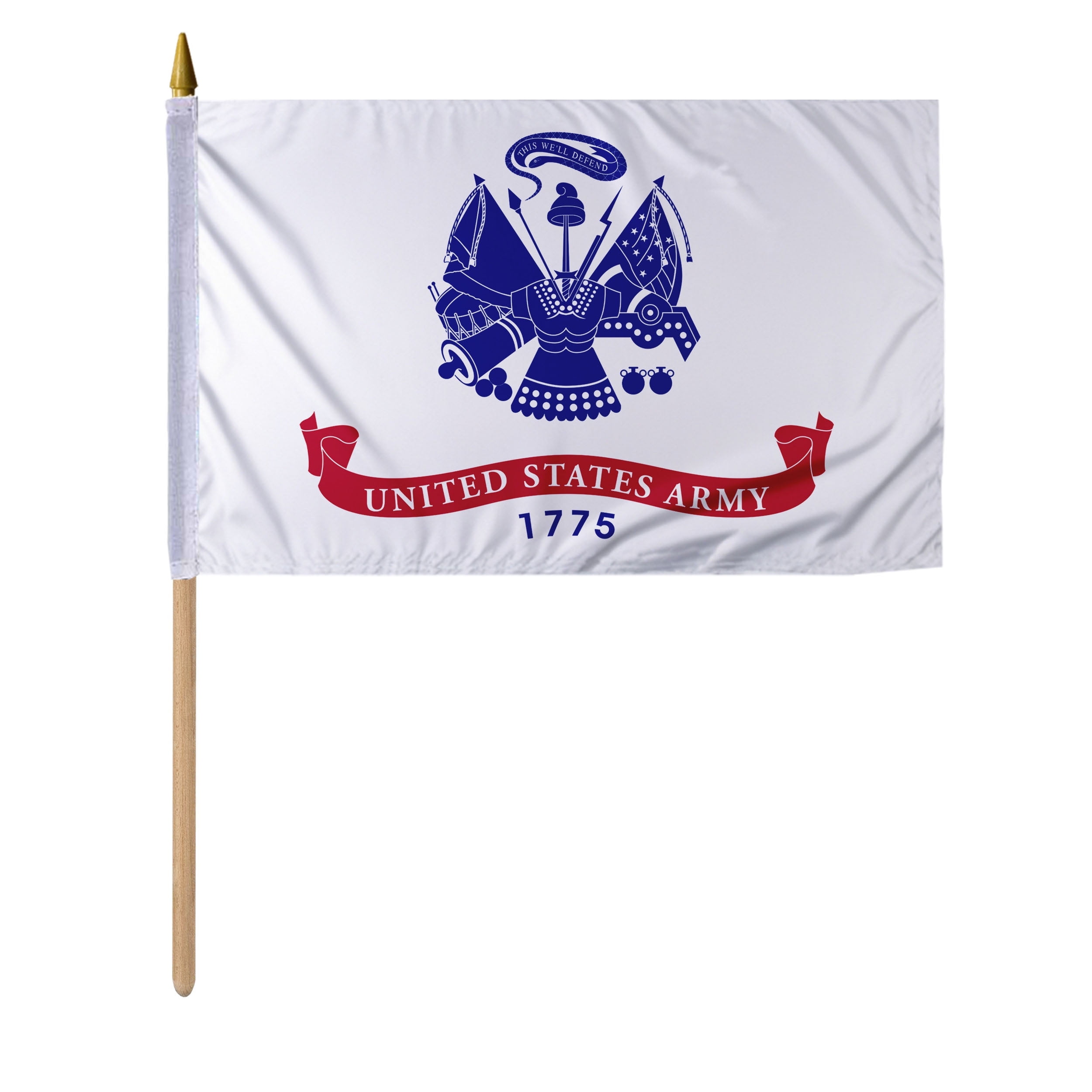 Promopatriot U.S. Army Flag 12x18in Stick Flag – Durable Polyester with ...
