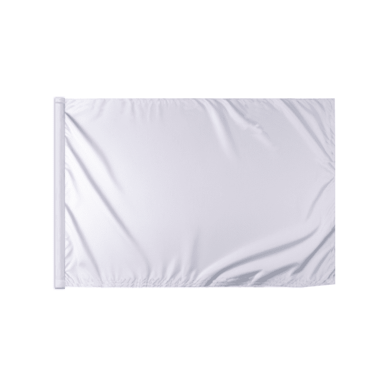 Promopatriot White Golf Flags Mini with Tube Insert 14x20 inch- Heavy ...