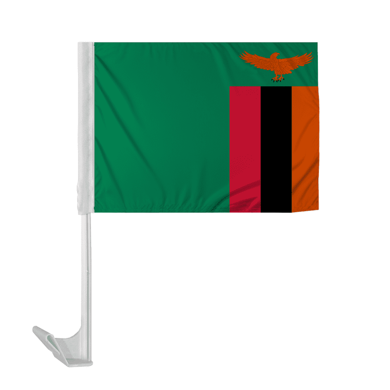 Promopatriot Zambia Car National Flag 12x16 inch Economy Polyester ...