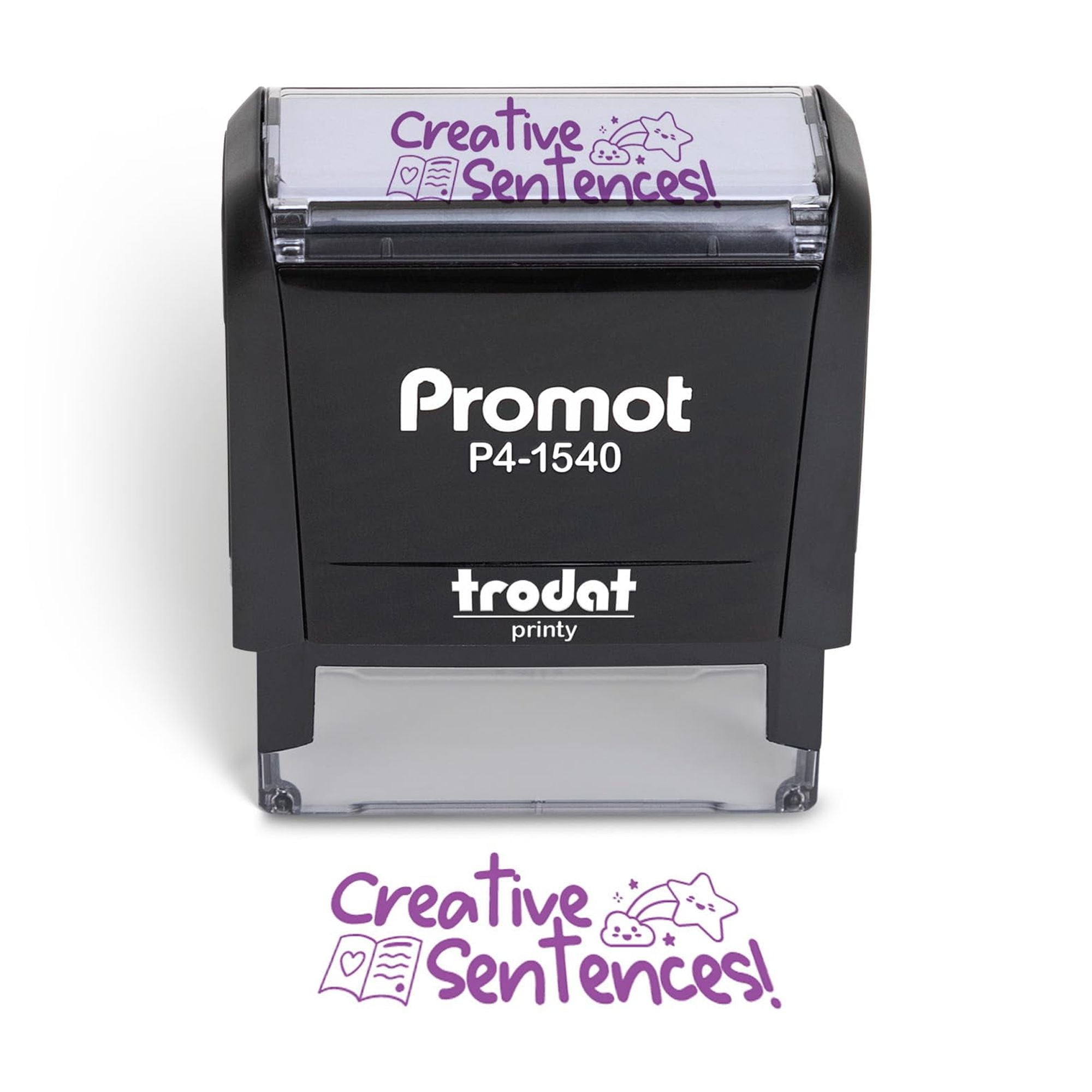Promot Creative Sentences Self Inking Stampers for Kids - Teacher ...