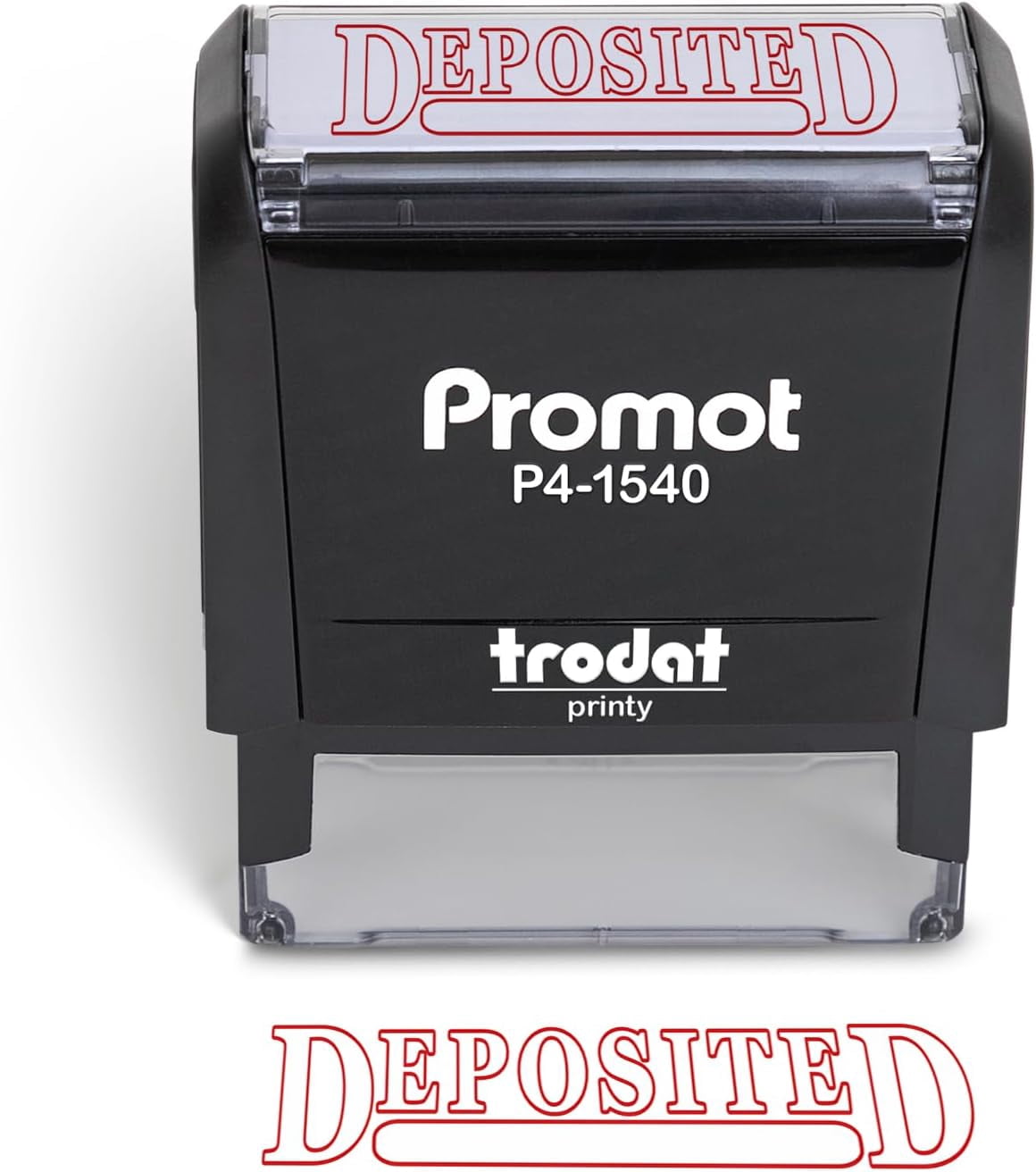 Promot Deposited Stamp - Self Inking Rubber Stamp - Walmart.com