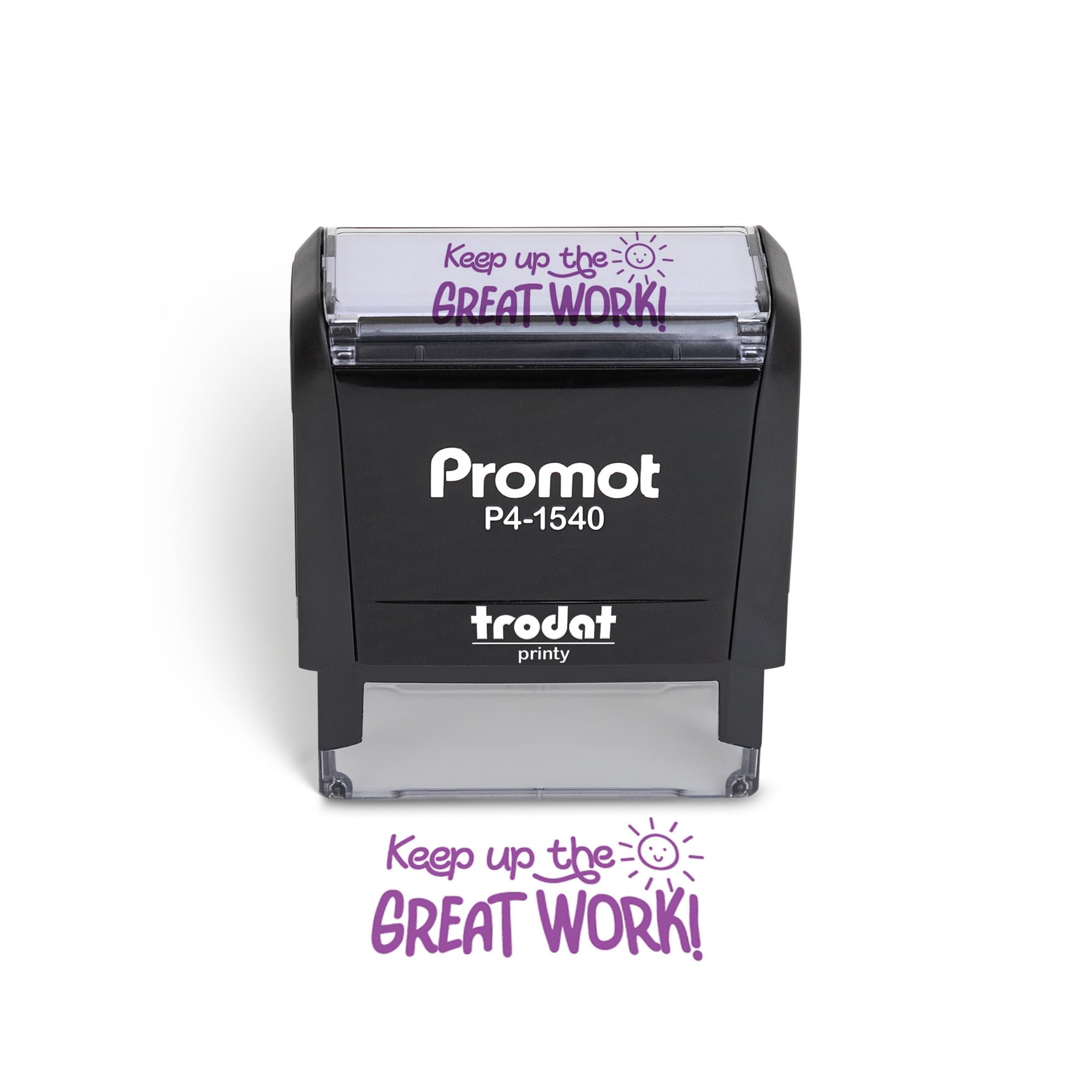Promot Keep Up the Great Work Self Inking Stampers for Kids - Teacher ...