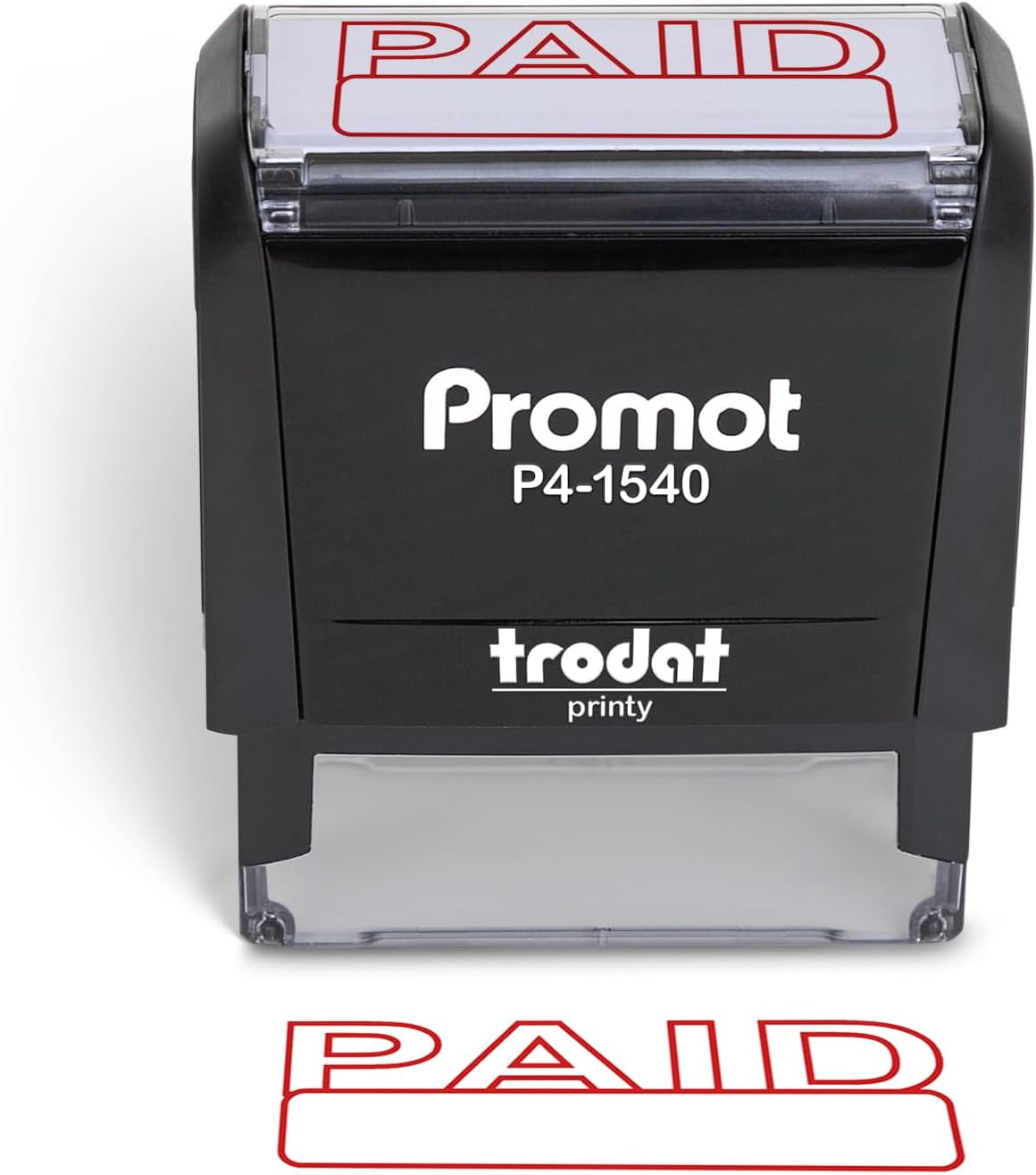 Promot Paid Stamp - Self Inking Rubber Stamp - Walmart.com
