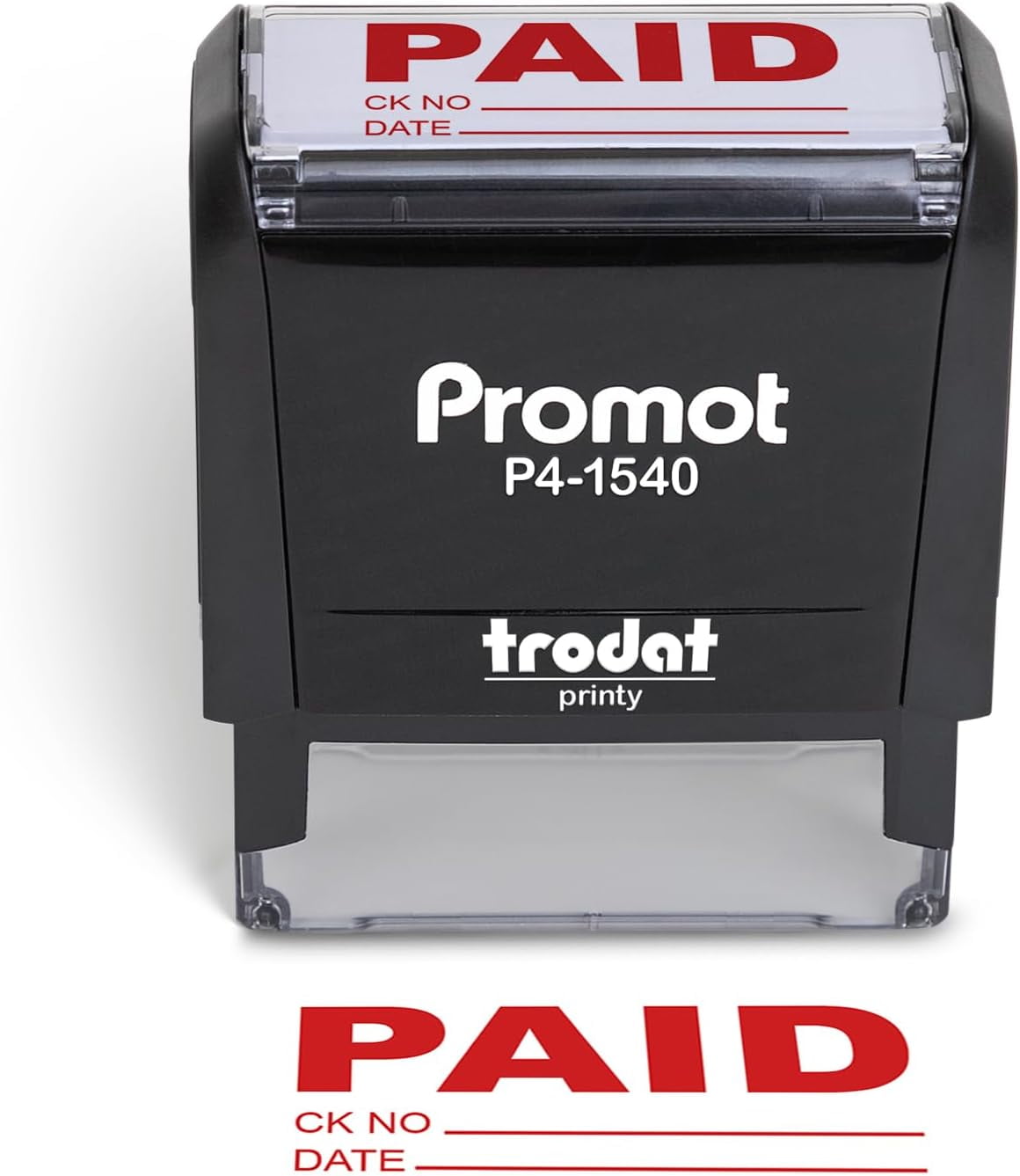 Promot Paid Stamp - Self Inking Rubber Stamp - Walmart.com