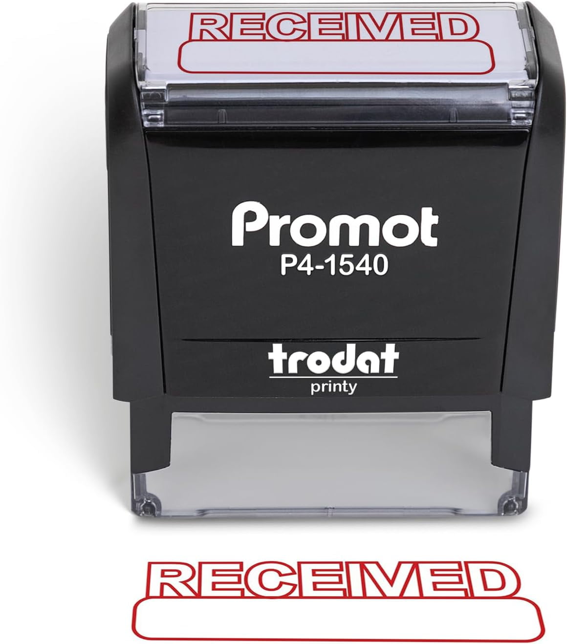 Promot Received Stamp - Self Inking Rubber Stamp - Walmart.com