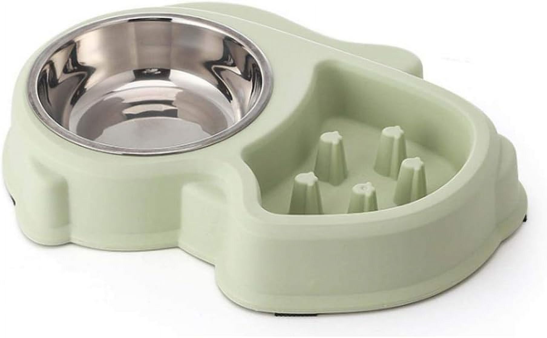 Promote Healthy Eating Habits, Slow Feeder Dog Bowls With Non-Spill Non-Skid Silicone Mat ...