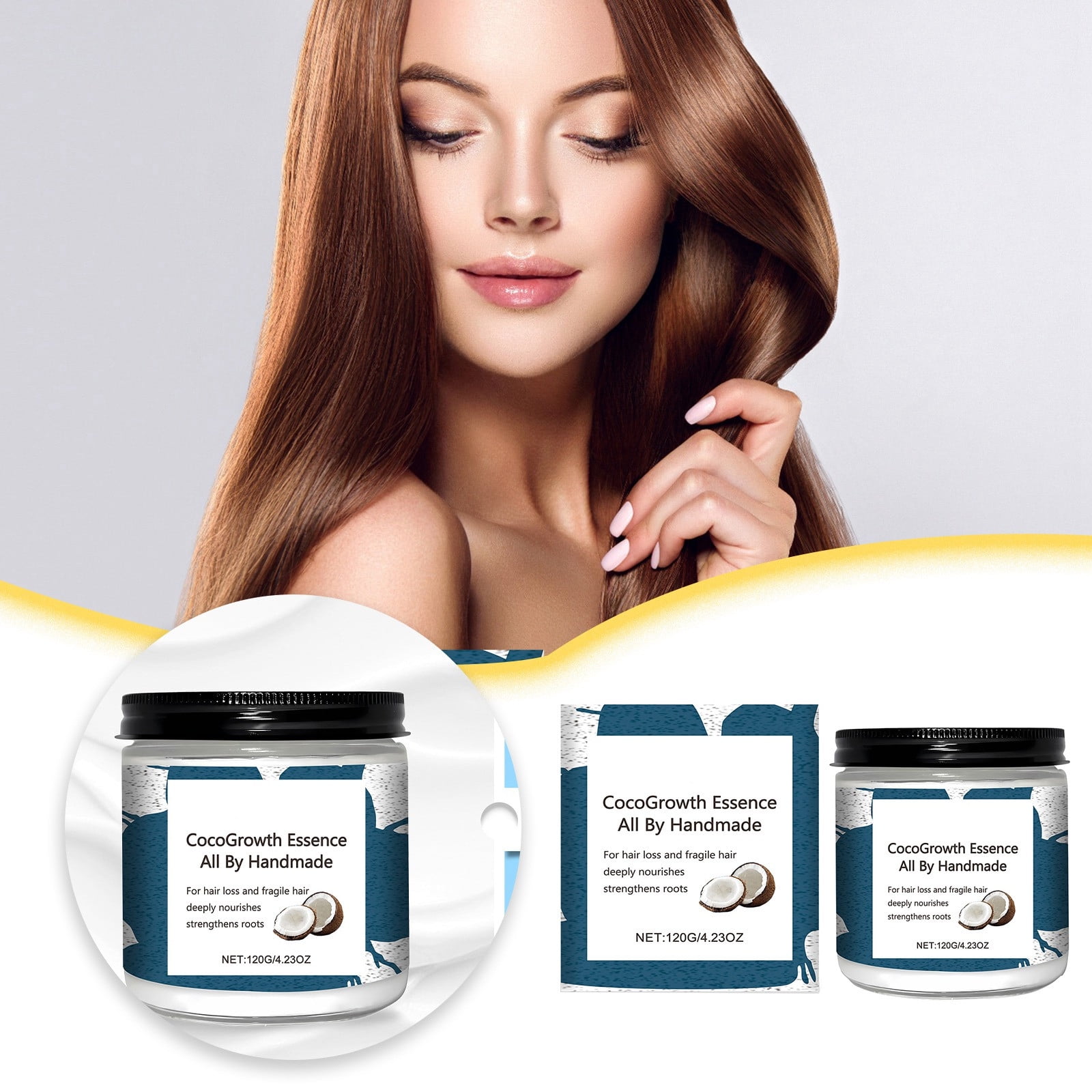 Promote With Natural Formula For Hair Leave in Conditioner Thin Curly ...