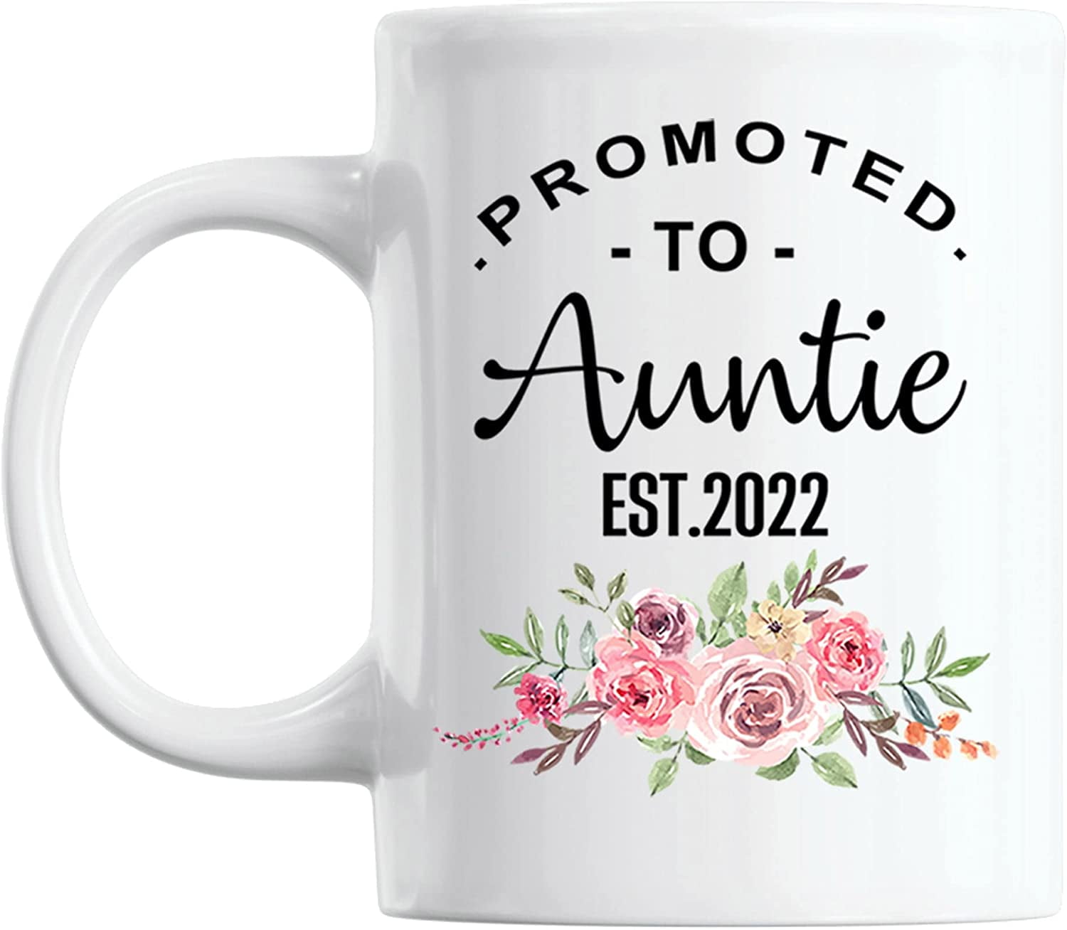 Promoted to Aunt Coffee Mugs, New Auntie Gifts, Auntie Announcement ...