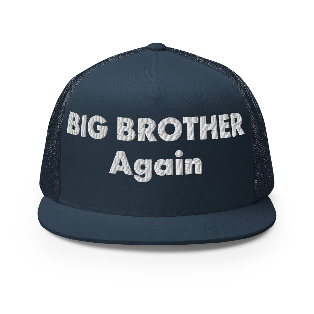 Promoted Brother Matching Sibling Embroidered Trucker Cap, Big Brother ...