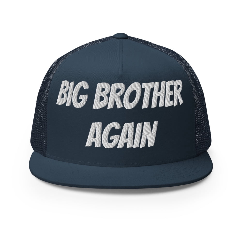 Promoted Brother Matching Siblings Embroidered Trucker Cap, Big Brother ...