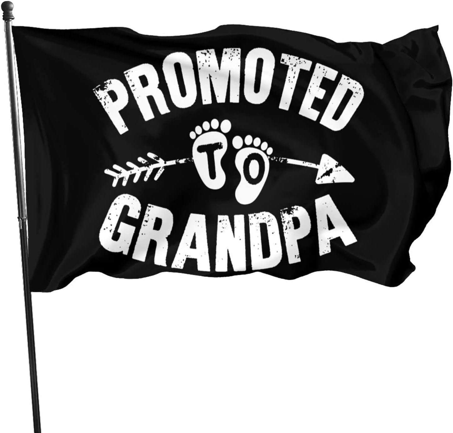 Promoted to Grandpa 2021 3x5 Feet Garden Decor Outdoor Banner Sign ...
