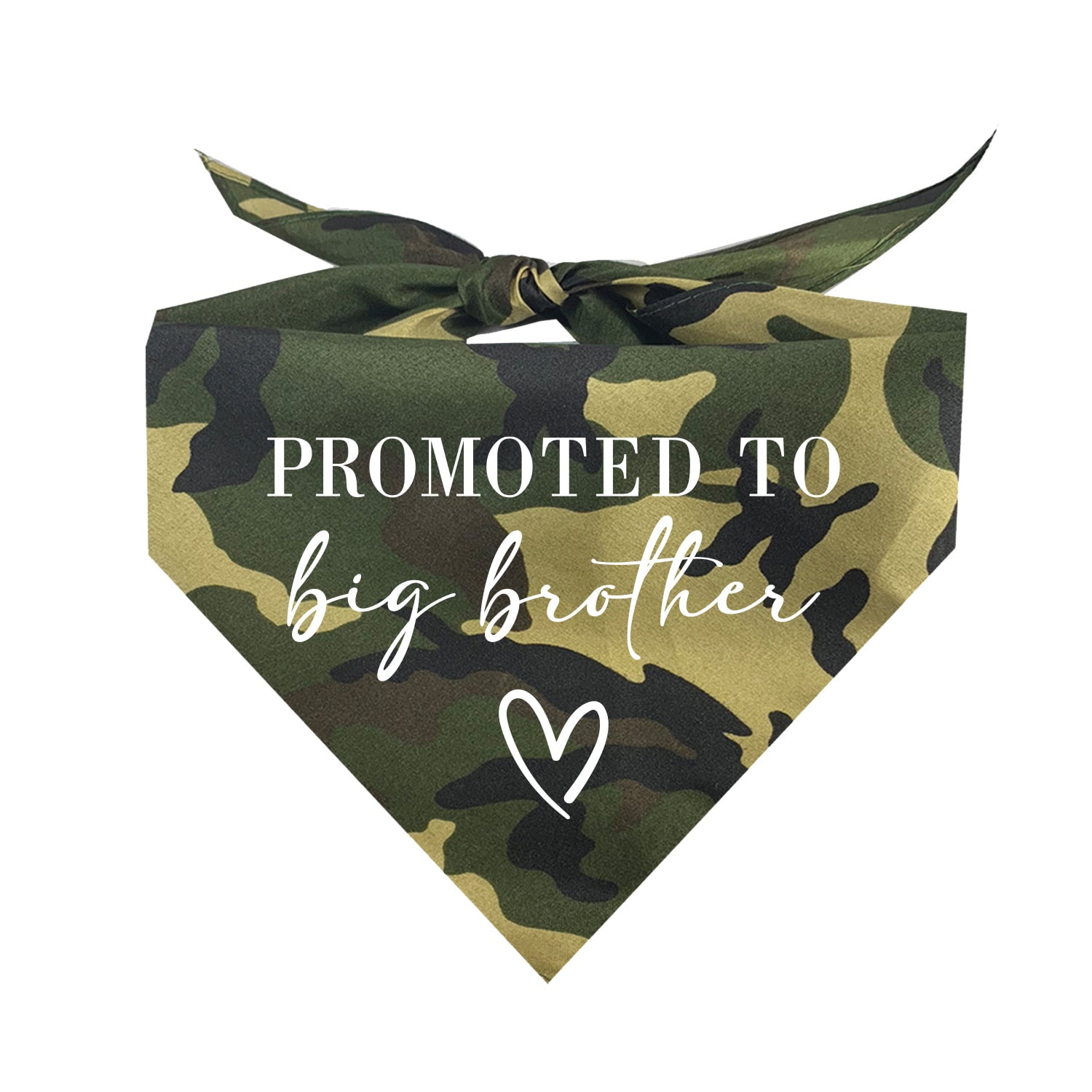 Promoted To Big Brother Triangle Dog Bandana - Walmart.com