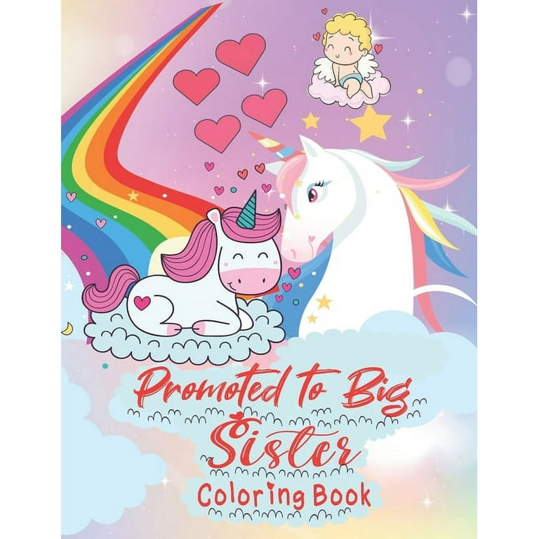 sister coloring book