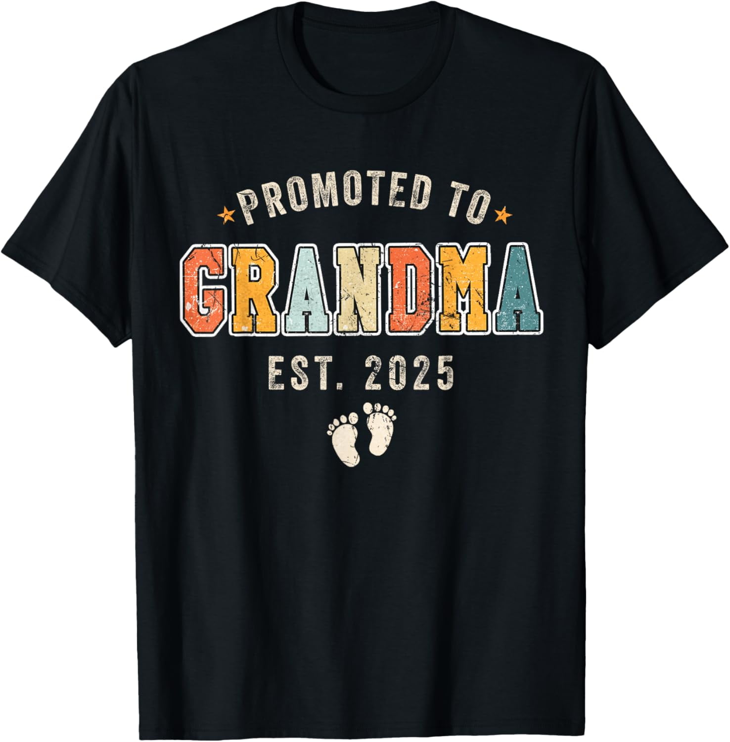 Promoted To Grandma 2025 Soon To Be Grandma Est 2025 T Shirt