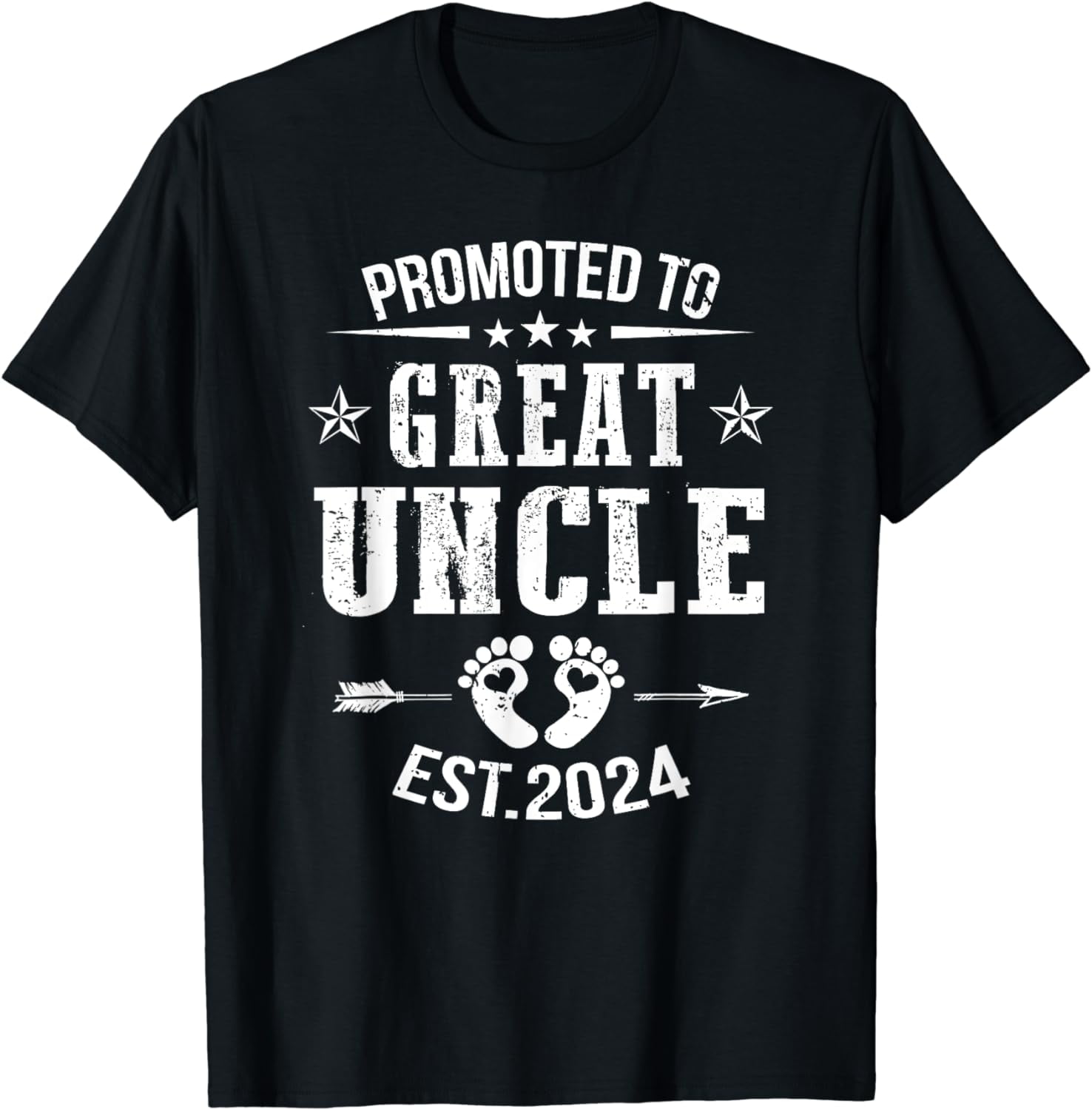 Promoted To Great Uncle Est 2024 Soon To Be Uncle T-Shirt - Walmart.com