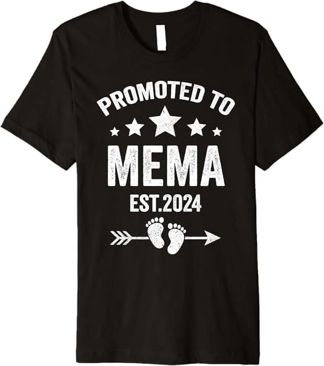 Promoted To Mema est. 2024 For Pregnancy Or New Baby Premium T-Shirt ...