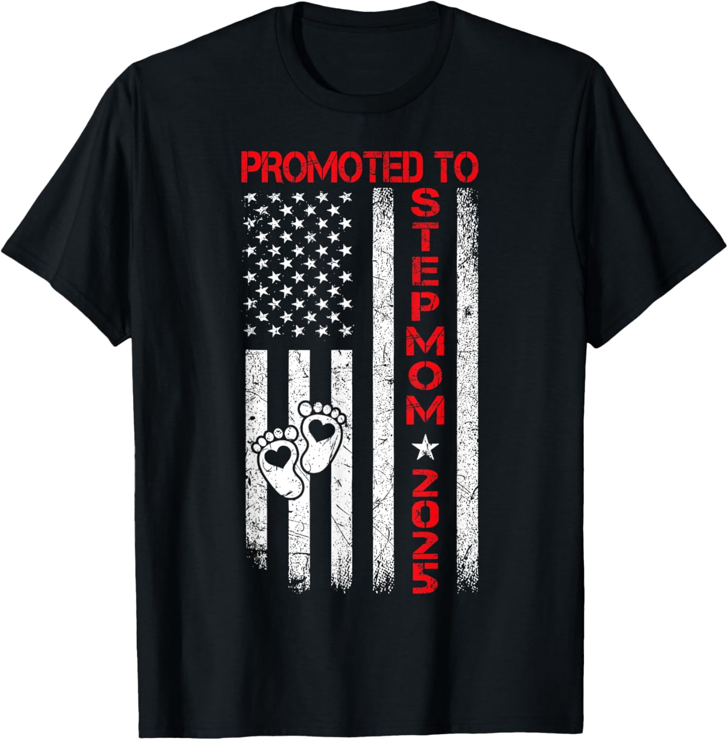 Promoted To Stepmom Est 2025 First Mothers Day 2025 T Shirt