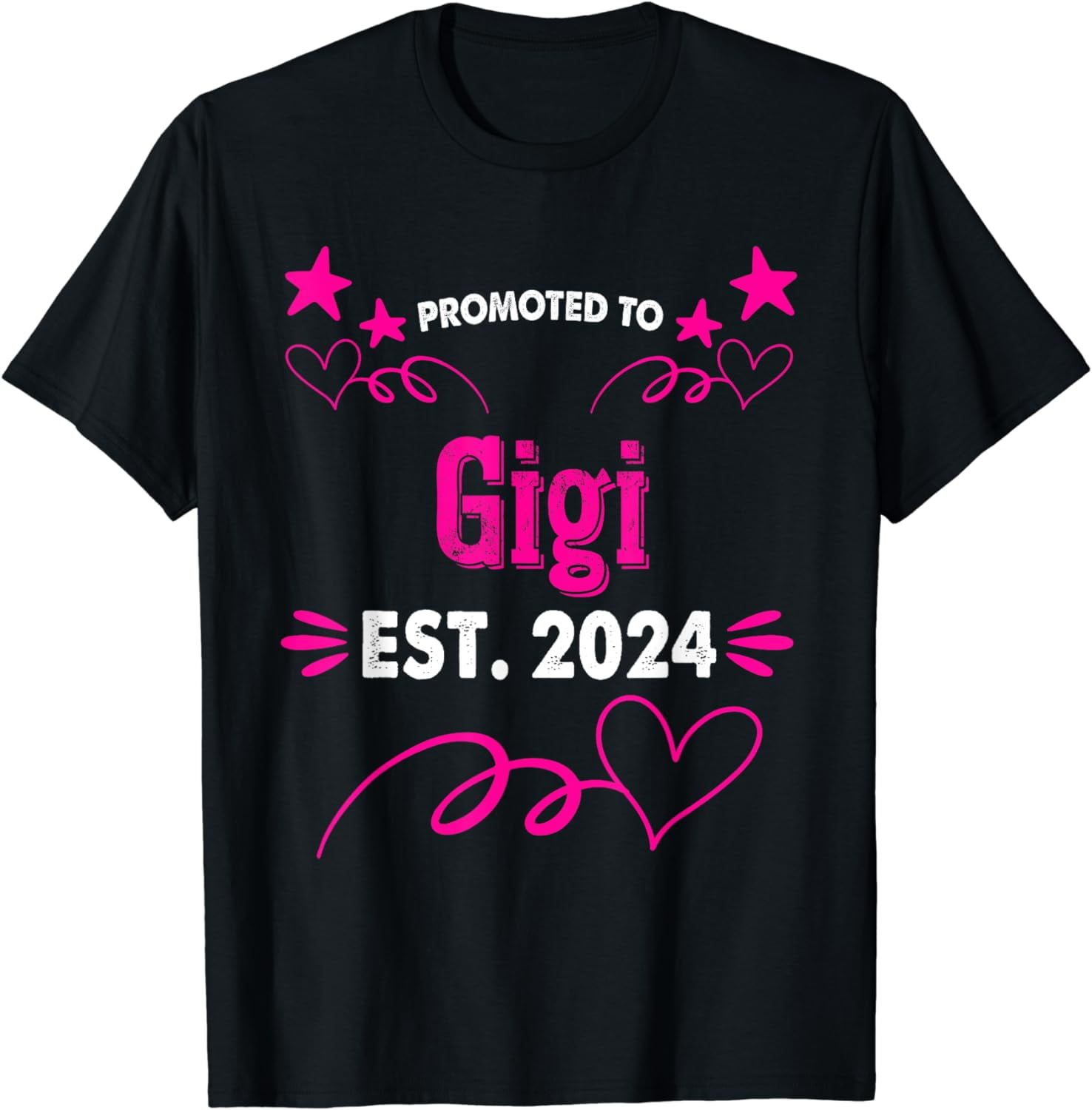 Promoted to Gigi 2024 First Time Gigi New Gigi T-Shirt - Walmart.com