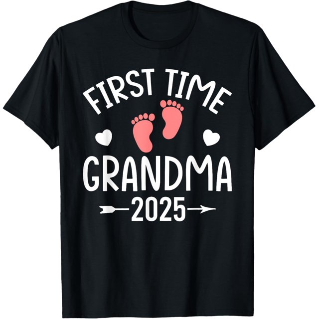 Promoted to Grandma 2025 Grandma Est 2025 T-Shirt - Walmart.com