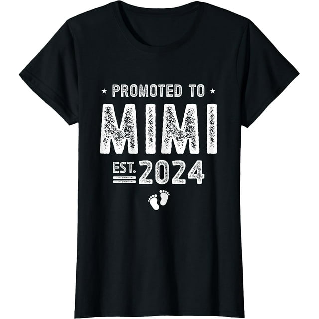 Promoted to Mimi 2024 Soon To Be Mimi T-Shirt - Walmart.com
