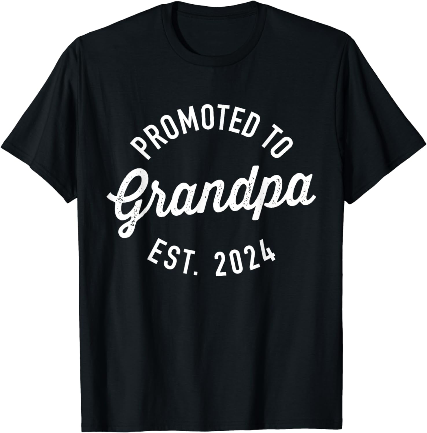Promoted to grandpa 2024 for new baby shower granddad T-Shirt - Walmart.com