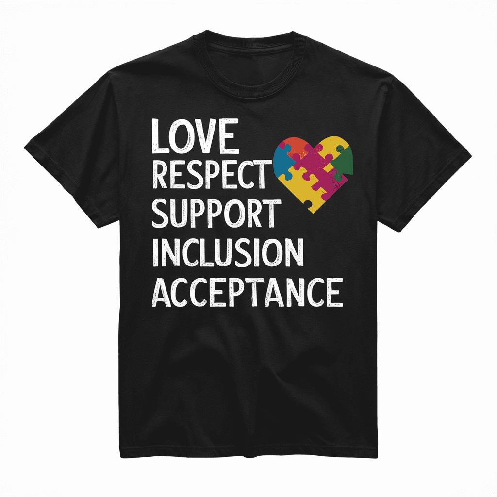 Promoting Love in Autism Life Awareness Supportive Tee - Walmart.com
