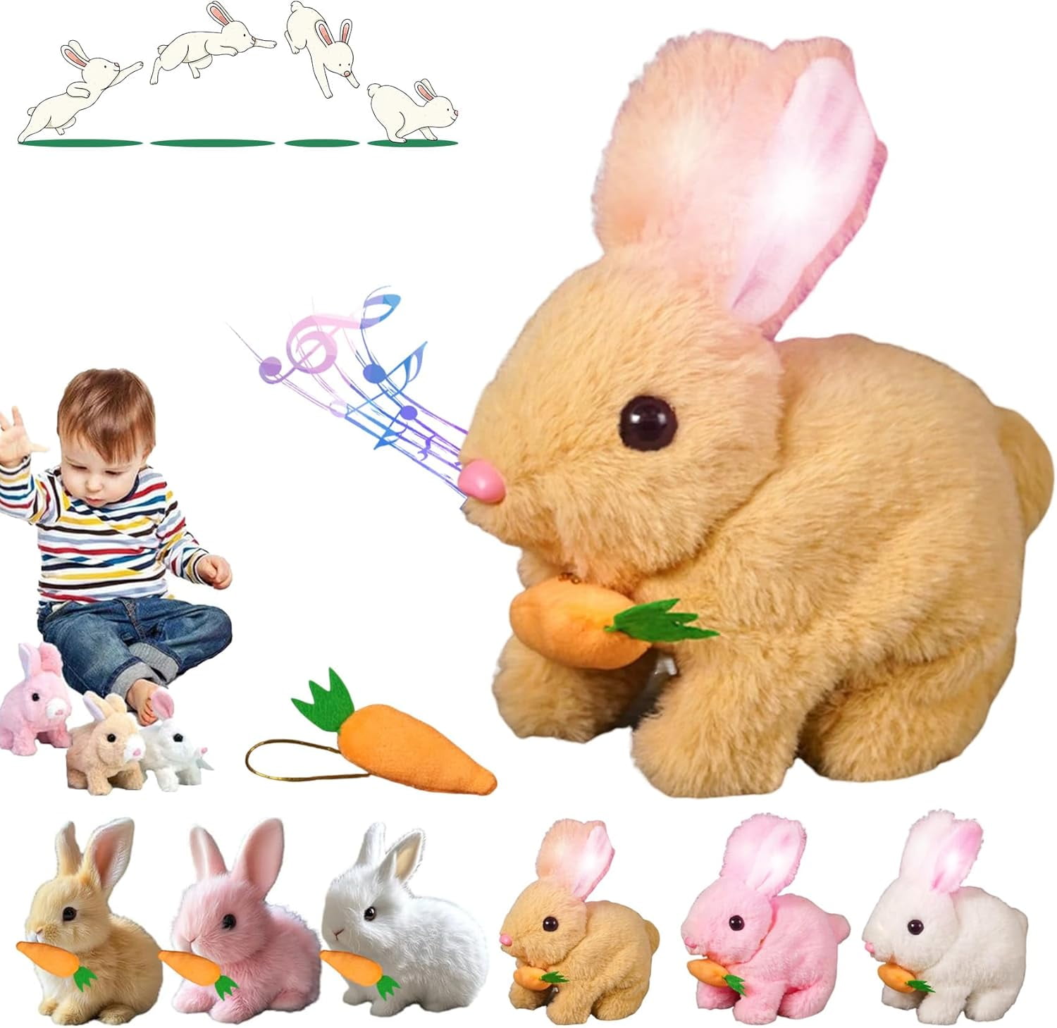 Promotion Bunby - My Realistic Bunny Toy,Handmade Realistic Animal ...