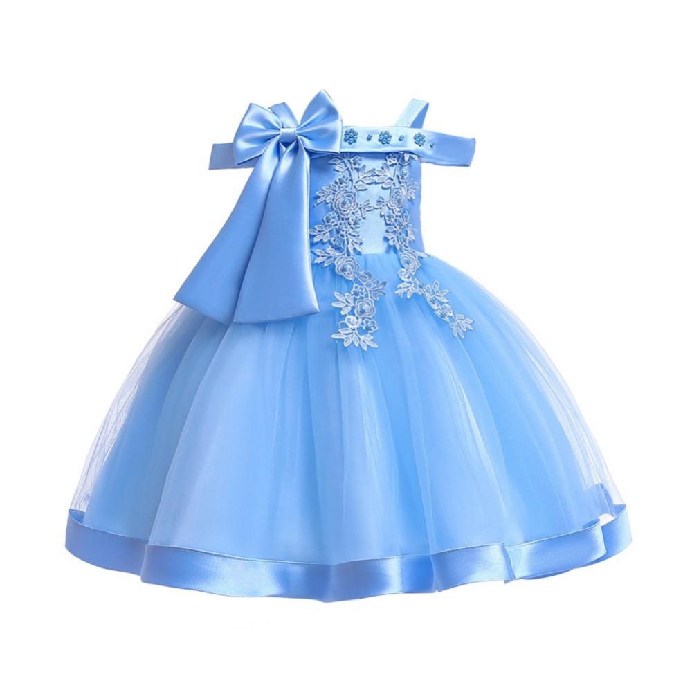 Promotion!Elegant Princess Dress Girls For Kids Children One-shoulder ...