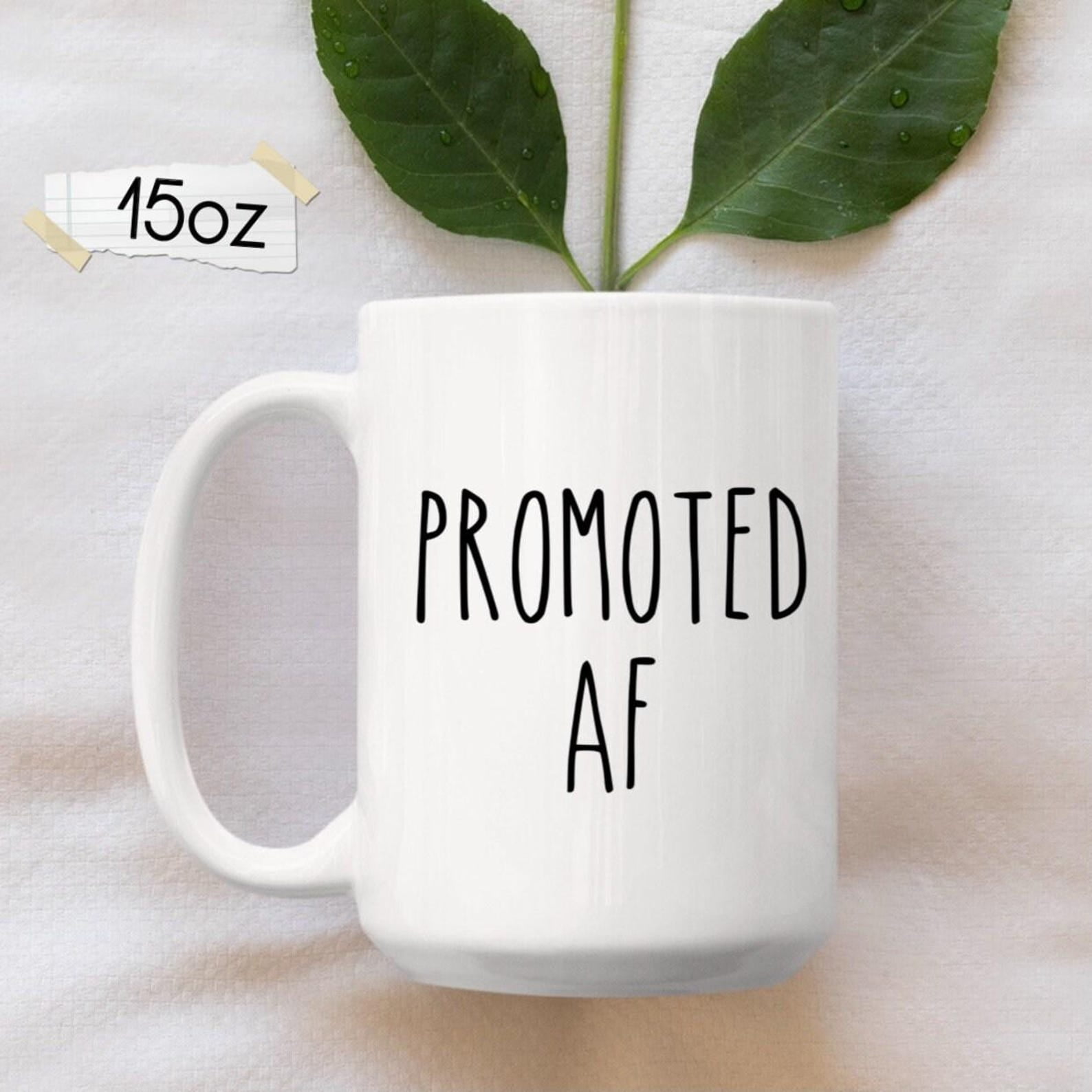 Promotion Gift, New Job Gift, Promotion Mug, New Job Coffee Mug, Funny ...