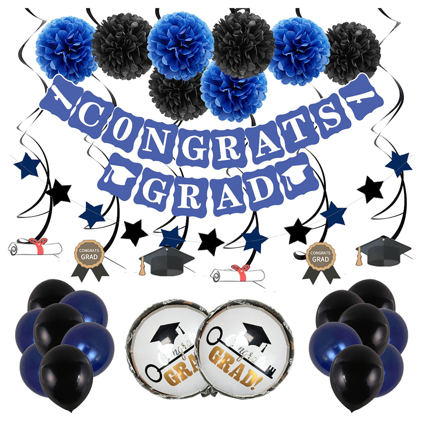 Promotion! Graduation Decorations 2025 Graduation Party Supplies Inclu ...
