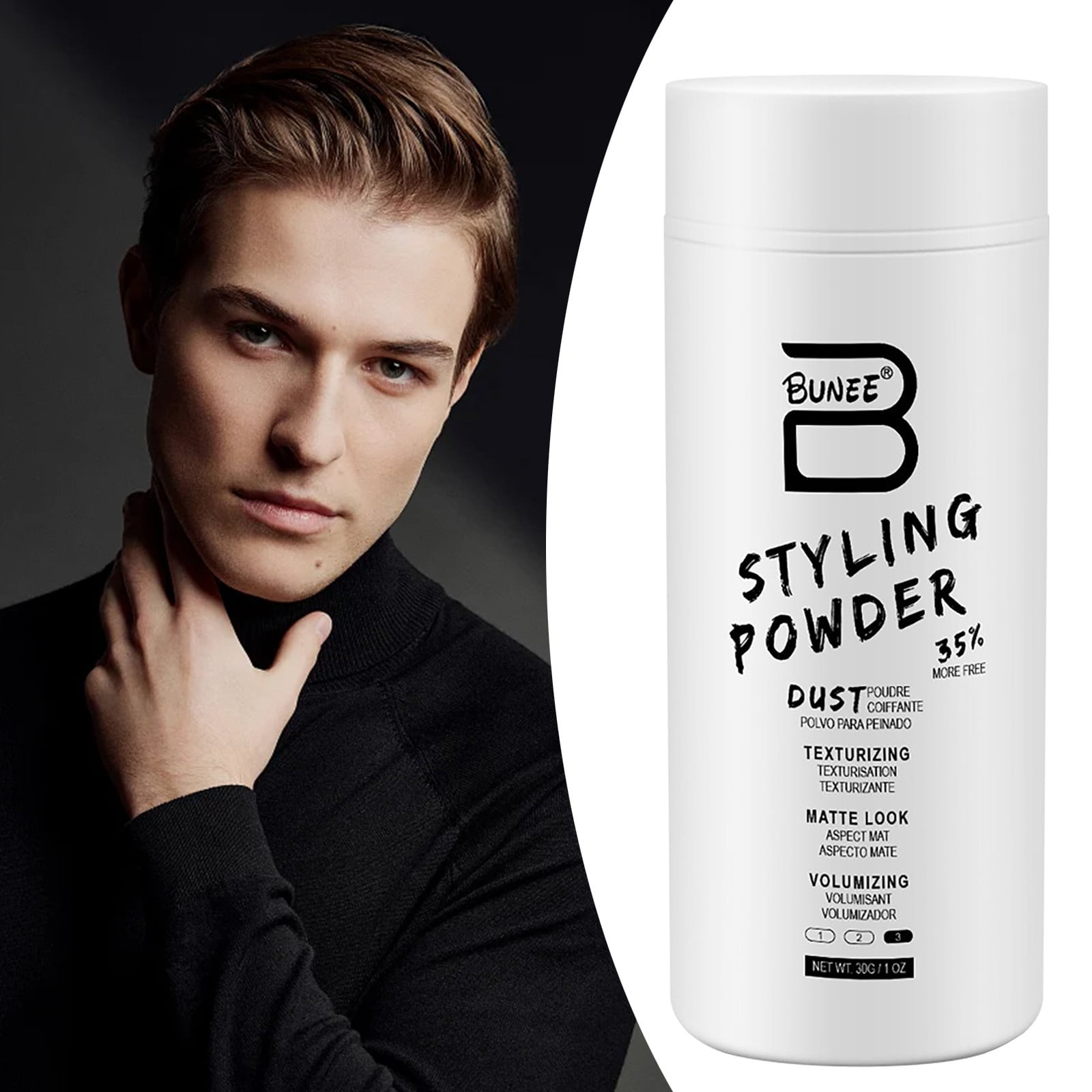 🍀Promotion！ Light Grip Styling Powder Natural Hairstyle Texture And ...